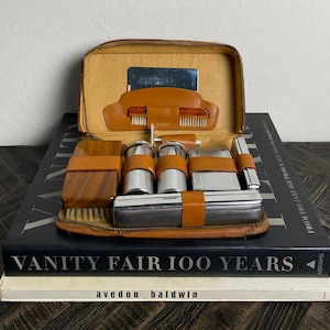 Antique Men's English Shaving Kit: Vintage PAL & Darwin Razors - Etsy