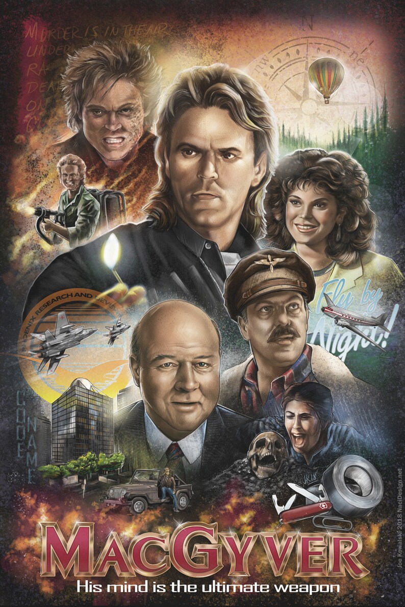 Macgyver Poster - Etsy