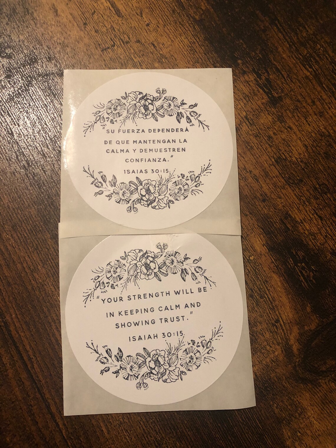 JW Scripture Stickers/ Isaiah 30:15 Stickers/jw Stickers | Etsy