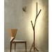 Floor Wood Lamp Wooden Root Stand Tall Floor Lamp Loft FIESTA High-end ...