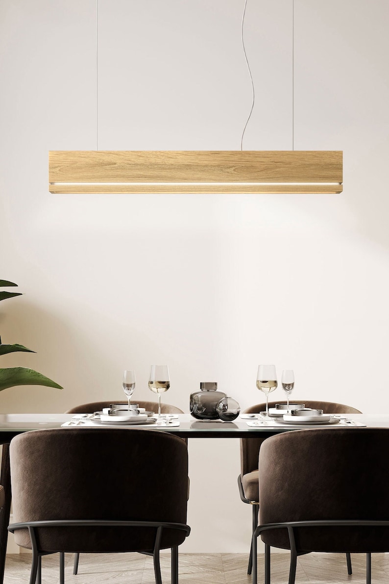 Wooden Pendant Lamp Wood Hanging Lamp Lightining Handmade - Etsy