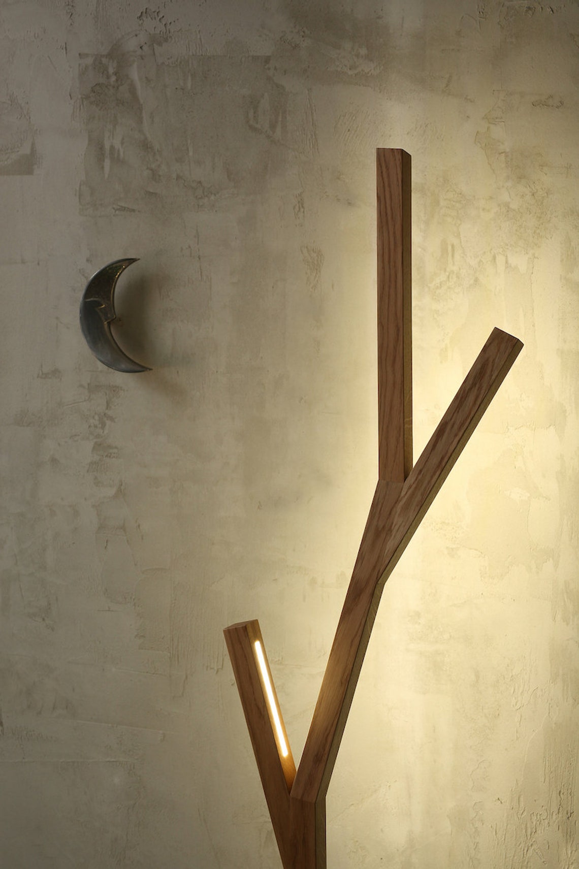 Floor Wood Lamp Wooden Root Stand Tall Floor Lamp Loft FIESTA High-end ...