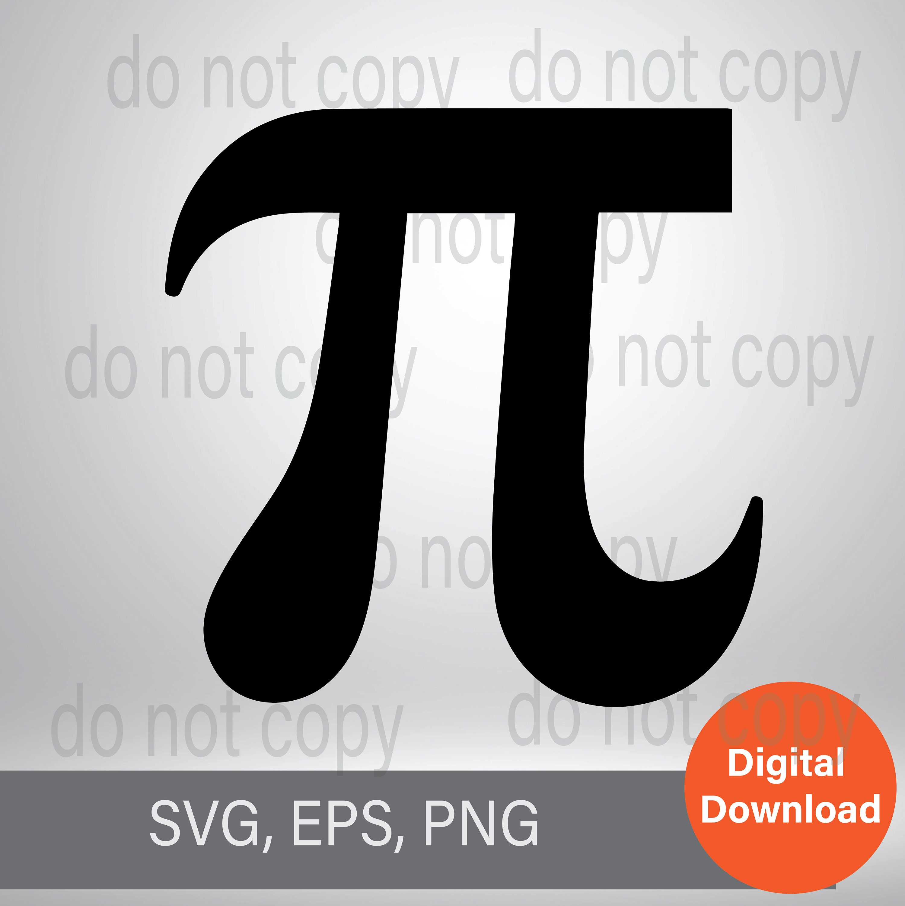 Pi Symbol Svg, 3.14 Svg, Pi Day Svg, Math Teacher Gift, Digital ...