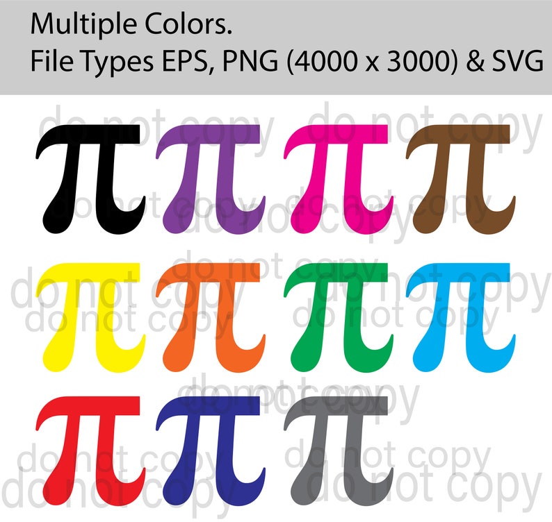 Pi Symbol Svg, 3.14 Svg, Pi Day Svg, Math Teacher Gift, Digital ...