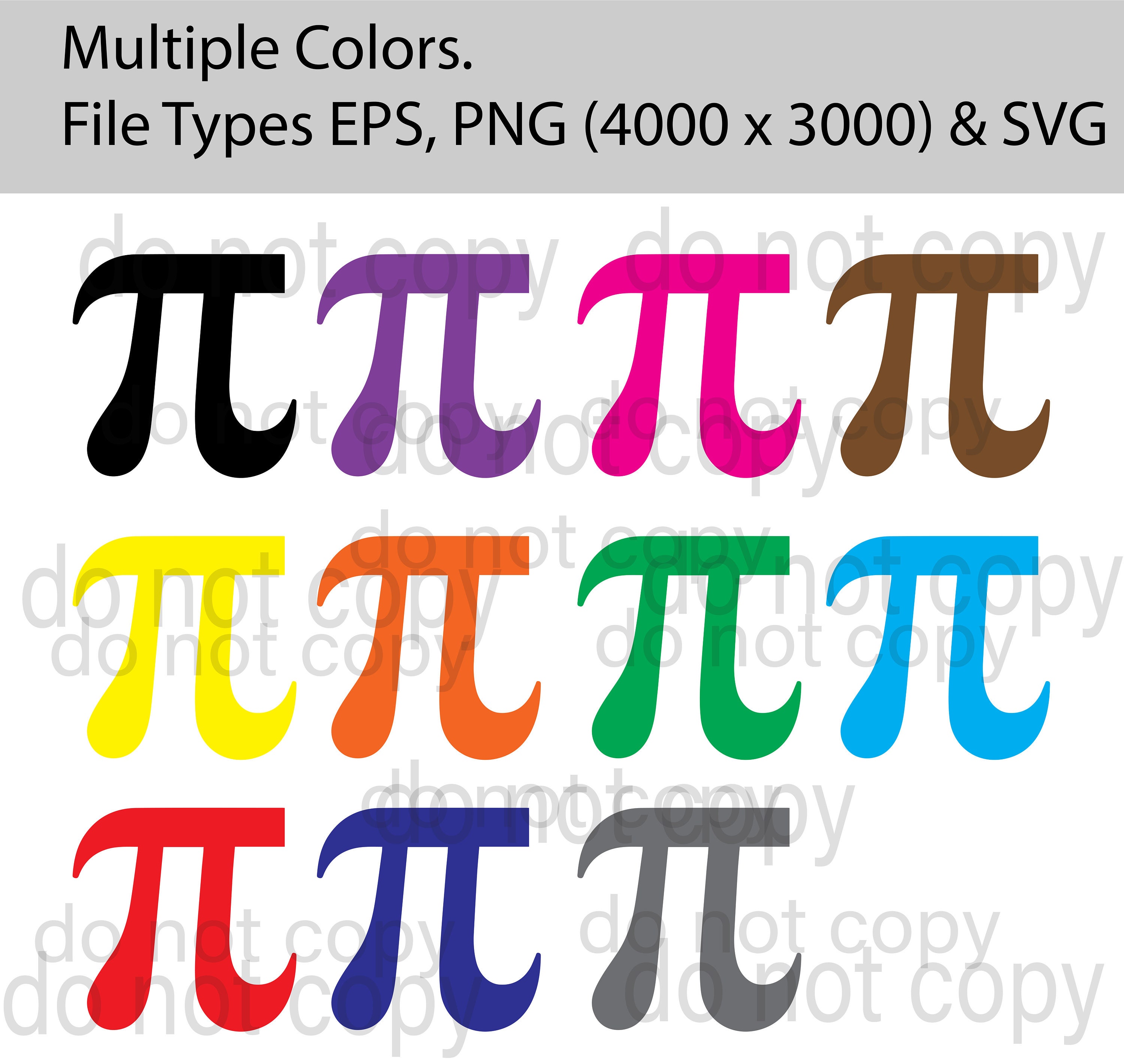Pi Symbol Svg, 3.14 Svg, Pi Day Svg, Math Teacher Gift, Digital ...