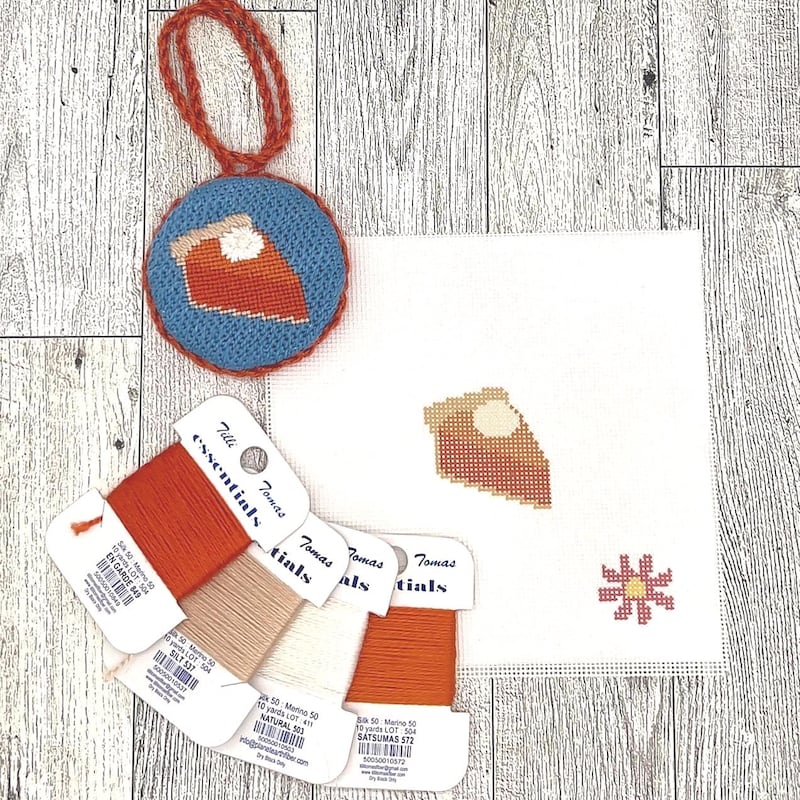 Needlepoint Pie Canvas - Etsy