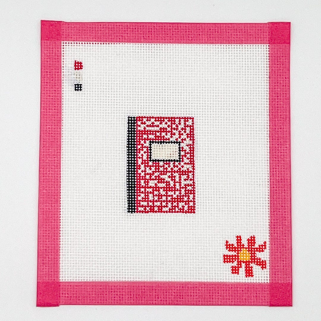 Notebook Mini Needlepoint Canvas - Etsy