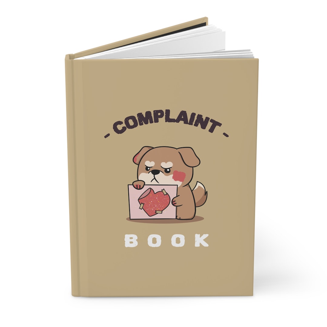 Complaint Book: Angry Dog Hardcover Matte Journal - Hilarious Gift for ...