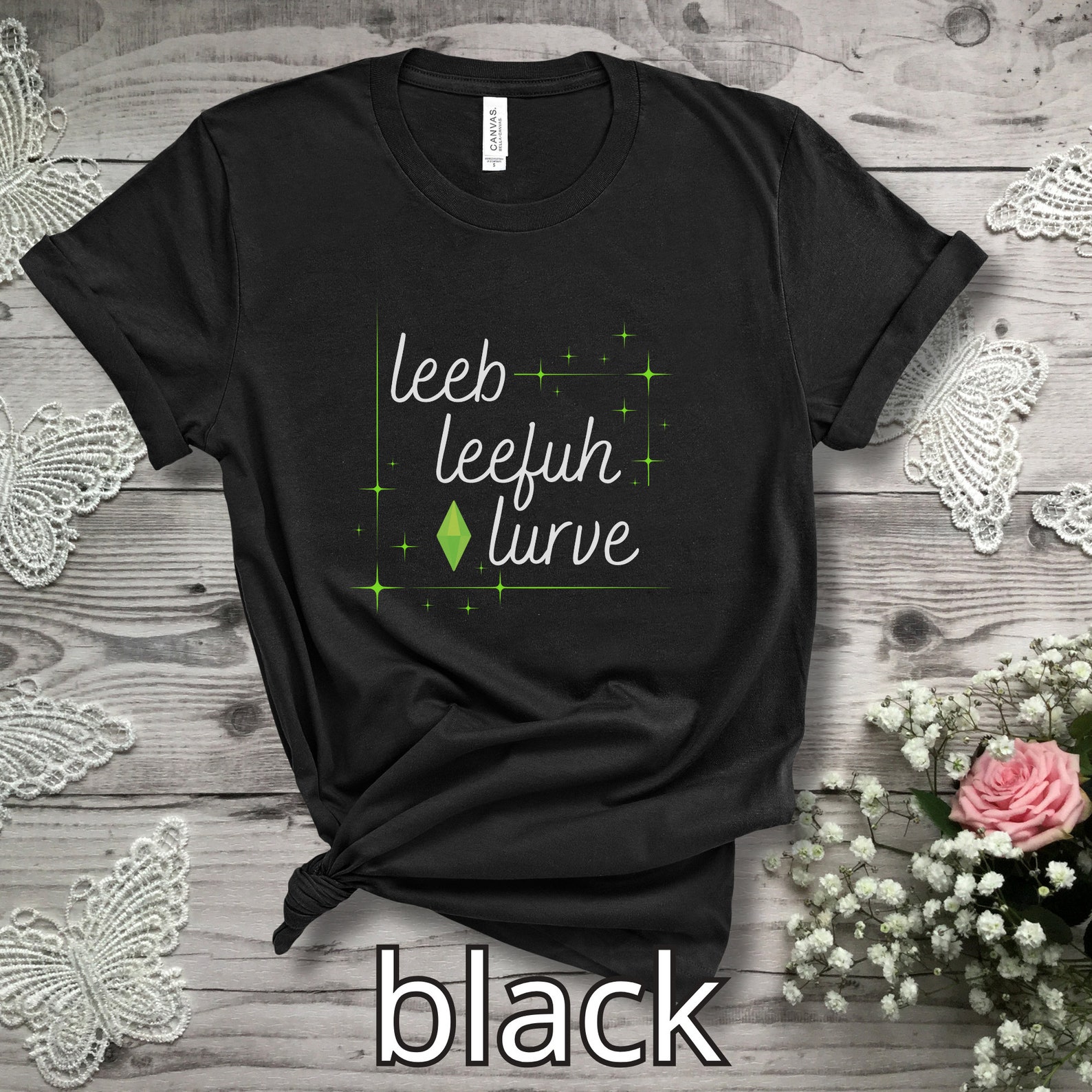 Simlish Leeb, Leefuh, Lurve Unisex Shirt, Gift for the Sims Lover ...