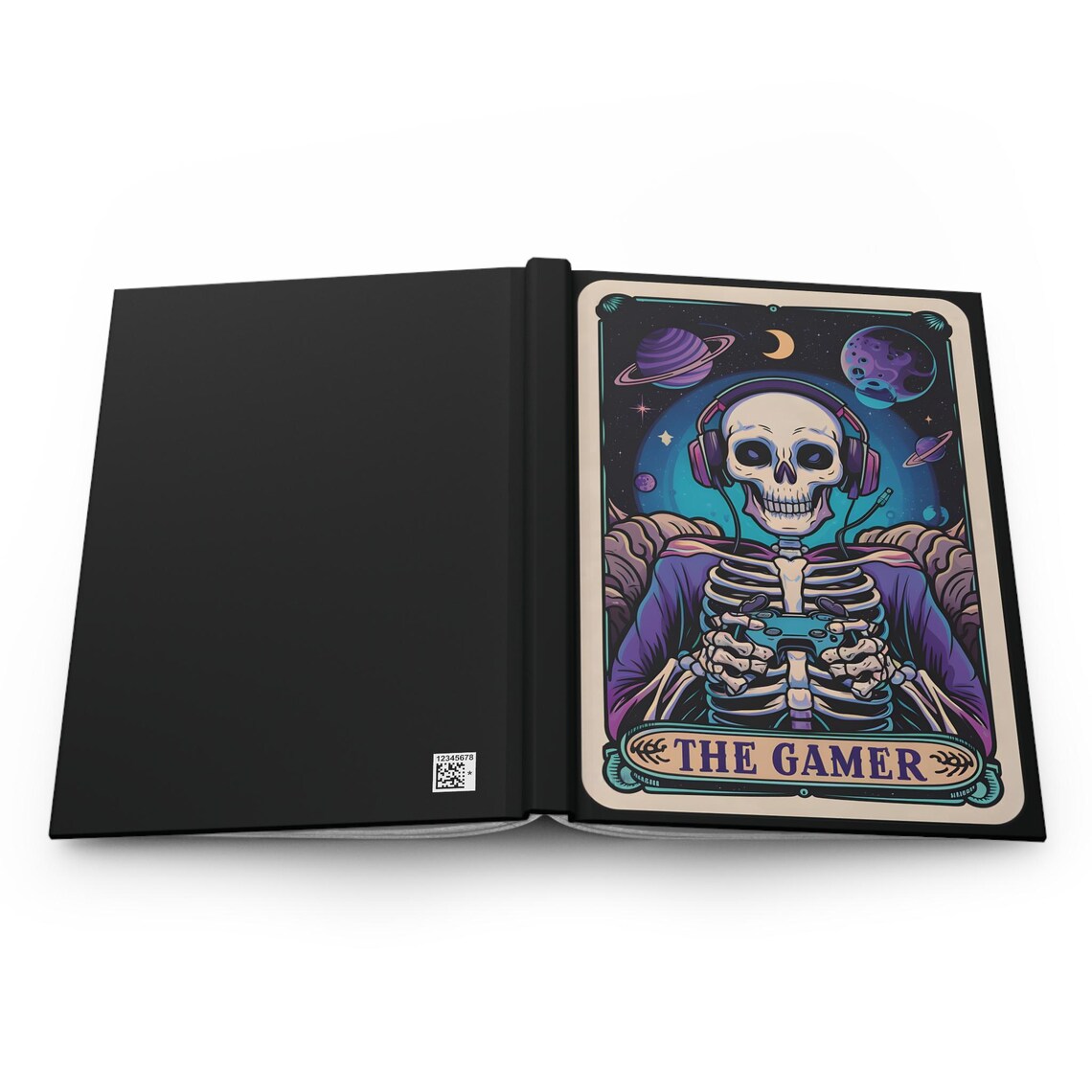 The Gamer Tarot Hardcover Journal Matte, Gift for Gamer, Streamer ...