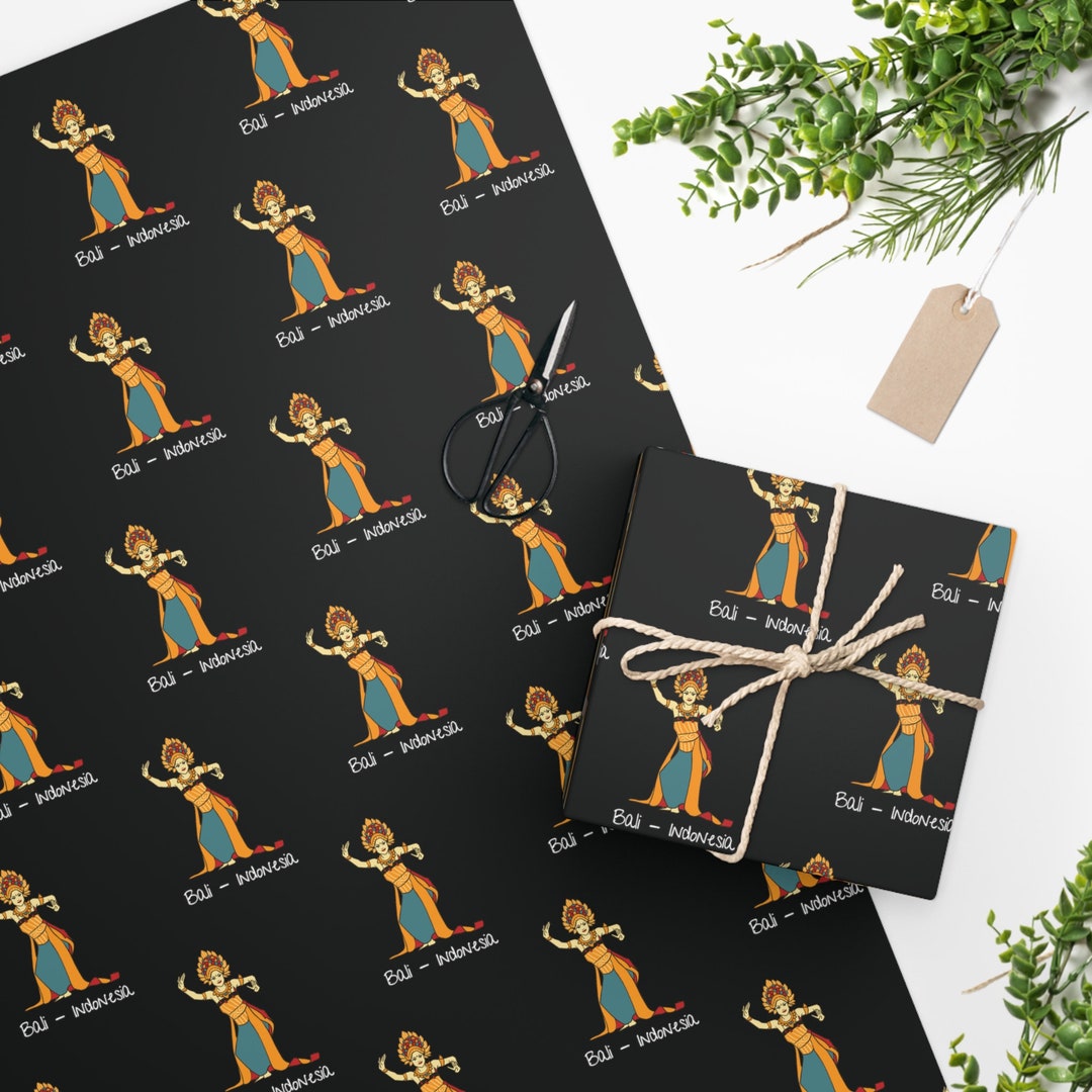 Balinese Women Dancer Indonesia Wrapping Paper - Etsy