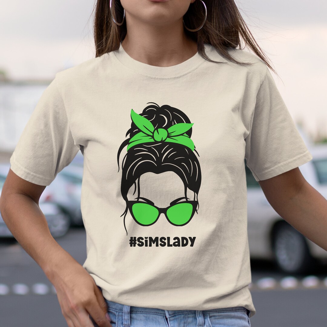 Sims Lady Unisex Shirt, Simmer Mom, the Sims Video Game, Fan ...