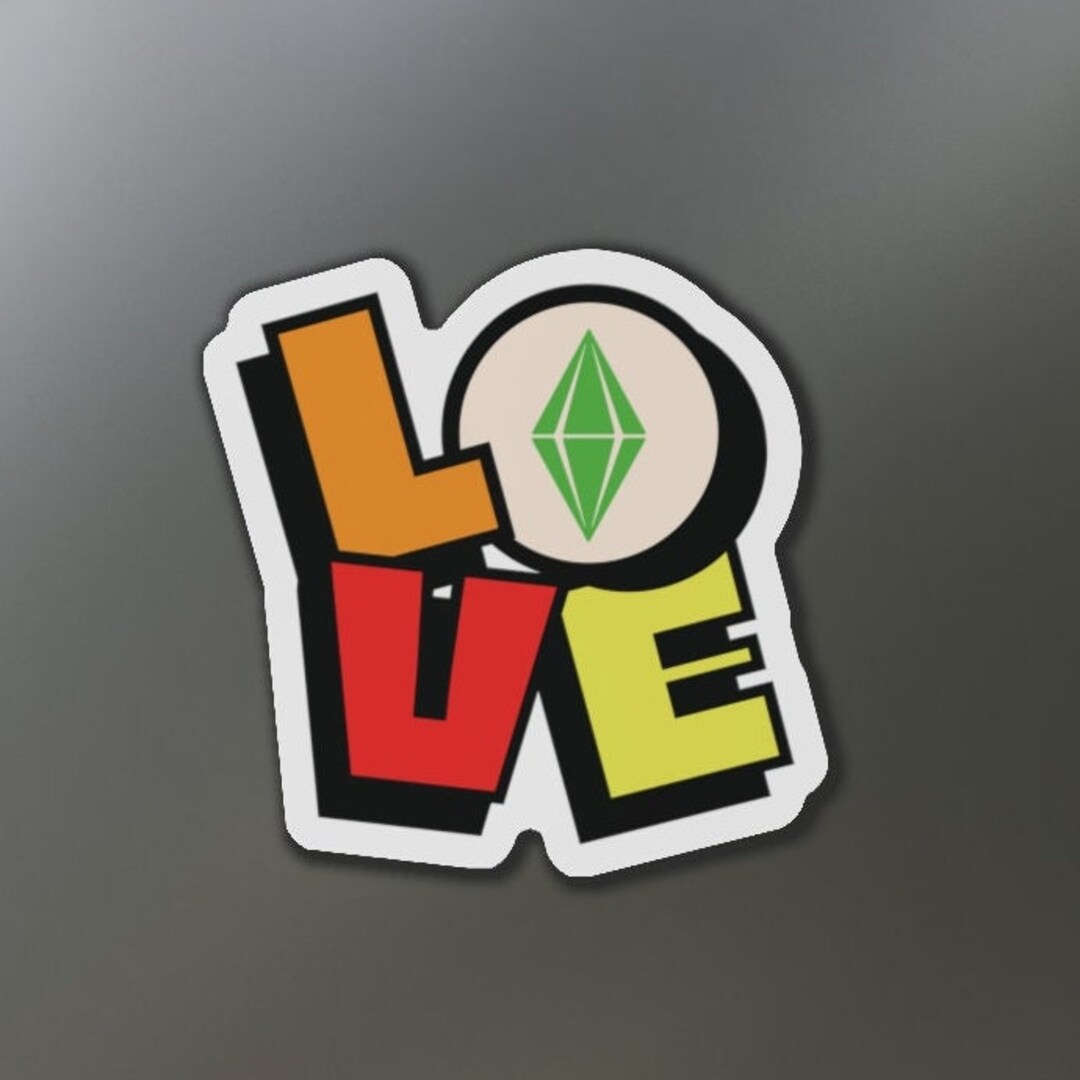 The Sims Green Plumbob Love Die-cut Magnets Gift for the - Etsy