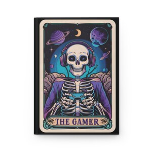 The Gamer Tarot Hardcover Journal Matte, Gift for Gamer, Streamer ...