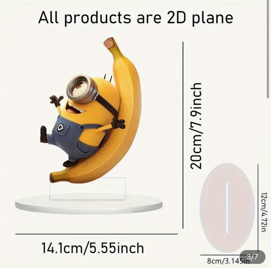 2D Minion Acrylic Stand Ups - Etsy