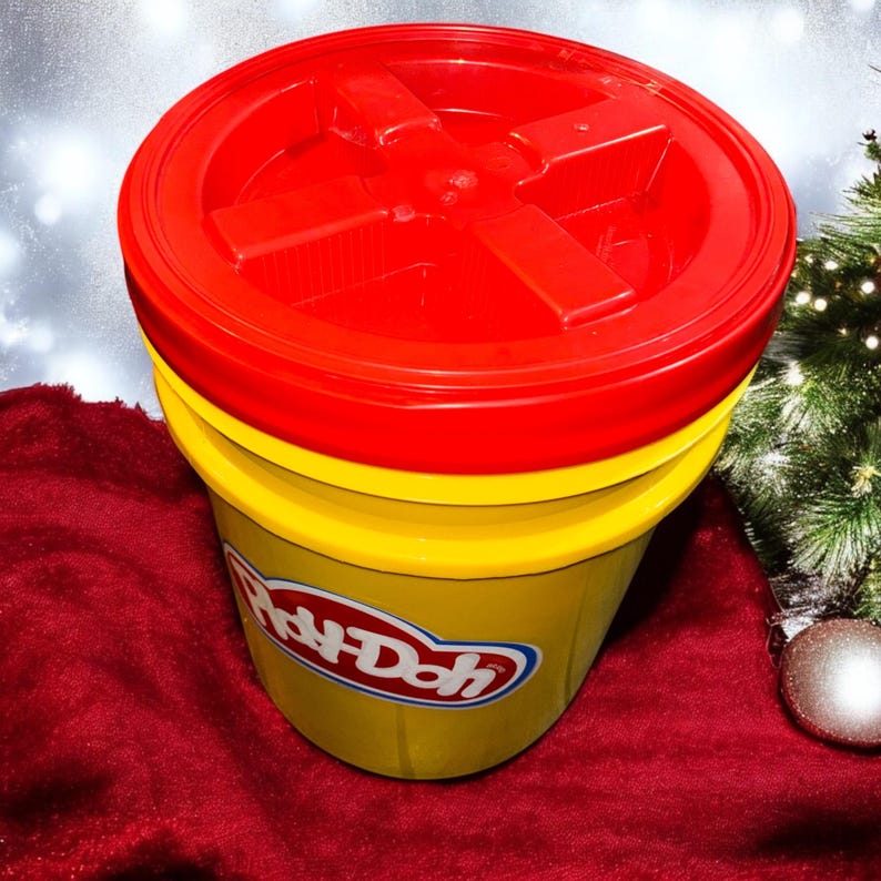 LIFESIZE PLAYDOH Bucket (5 Gallon) With 48-3oz Play Doh Cans Inside - Etsy