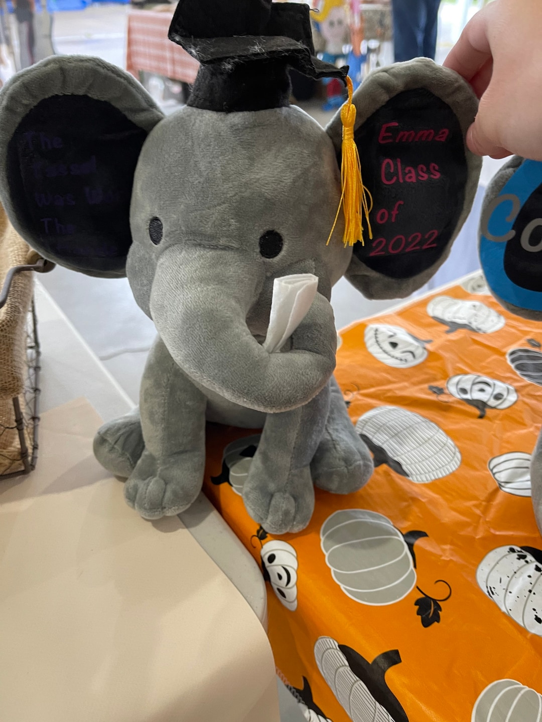 Customized Graduation Plush Elephant - Etsy
