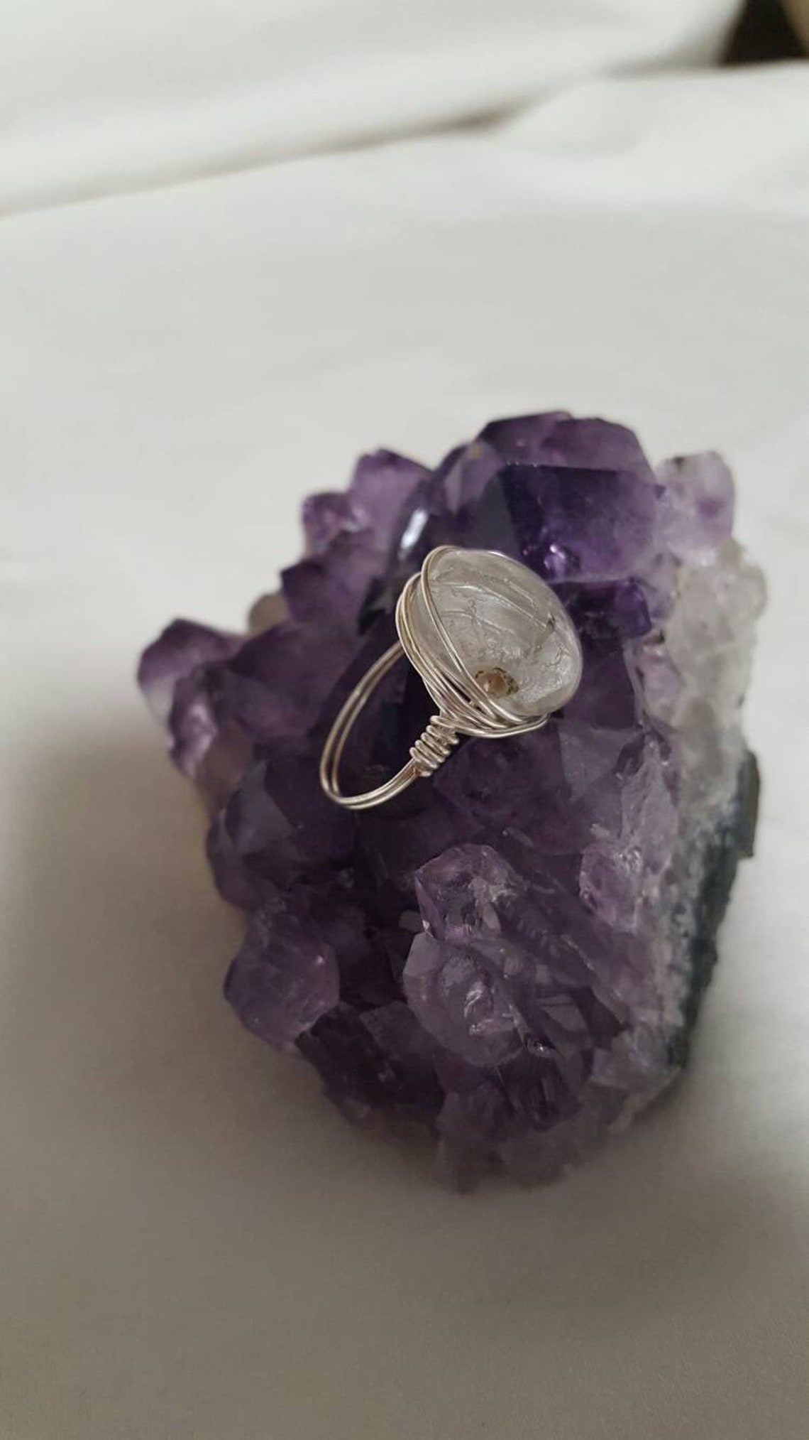 Wire Wrapped Ring Wire Wrapped Jewelry Handmade Jewelry - Etsy