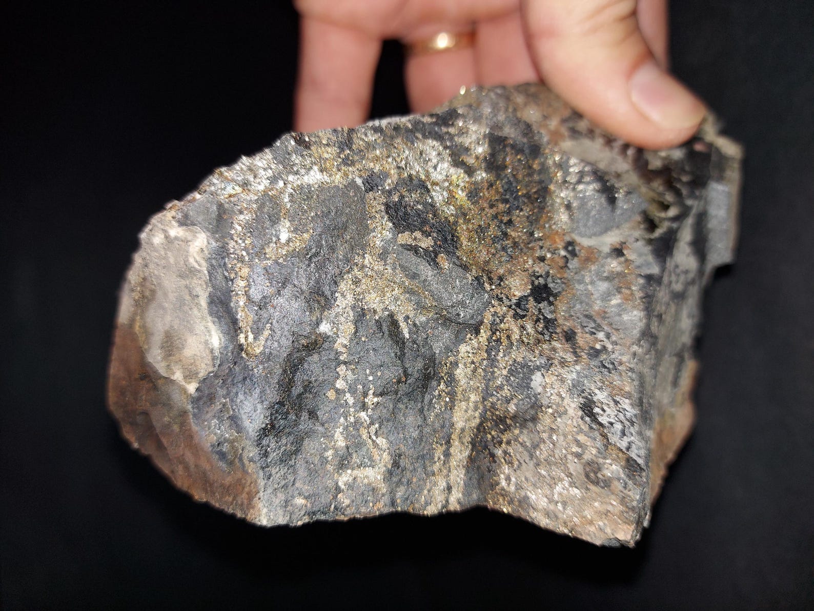 Big Gold, Silver, and Copper Bearing Ore Sample - 1470 Grams - Etsy