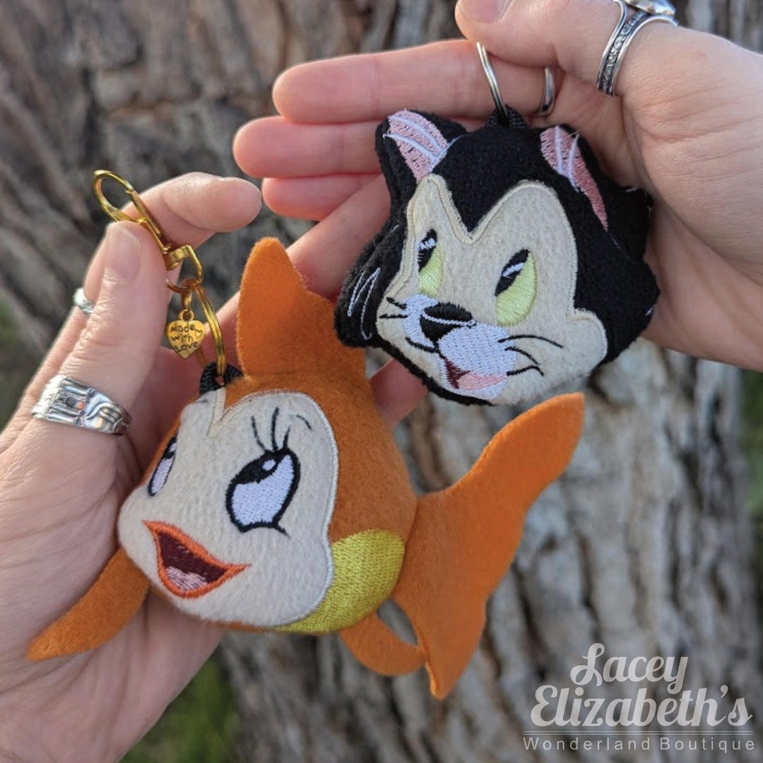 Figaro & Cleo Inspired Keychain Friends - Etsy