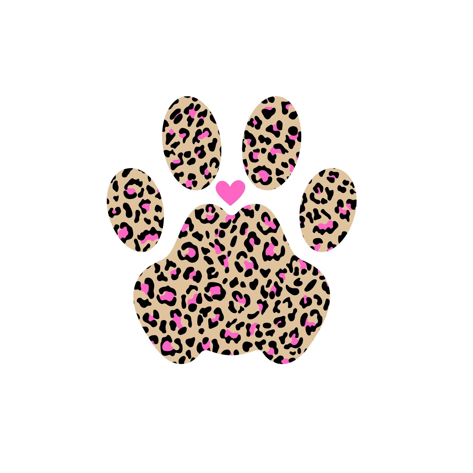 Paw Print Sticker Sheet Animal Print - Etsy