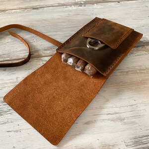 Green Leather Cigar Case Leather Cigar Wrap Leather Cigar Roll - Etsy