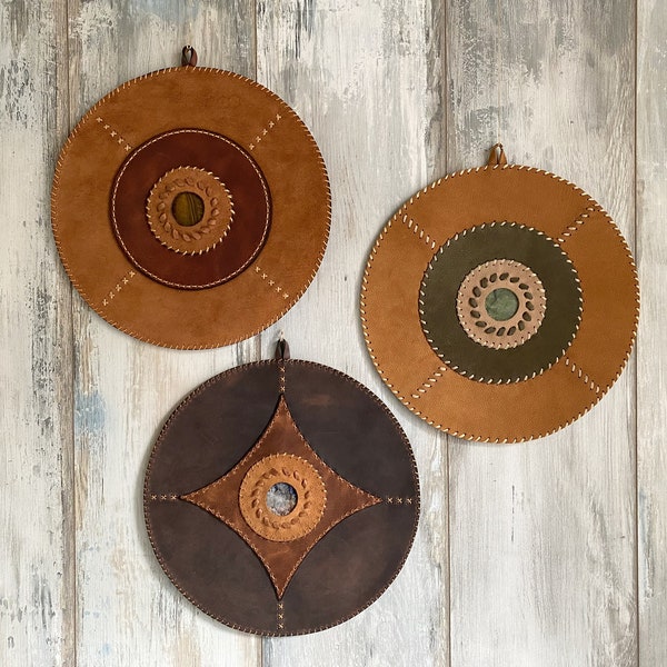 Leather Wall Hanging - Etsy