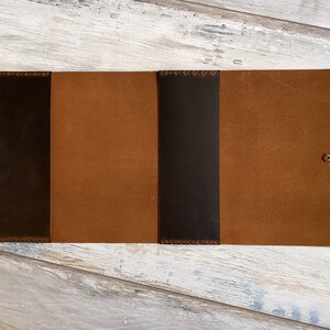 Brown Leather Book Cover Leather Journal Case Journal Cover Bible Cover ...