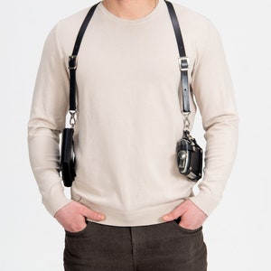 Leather Flask Holster Leather Holster Bag 7 Oz Hip Flask Holder Leather ...