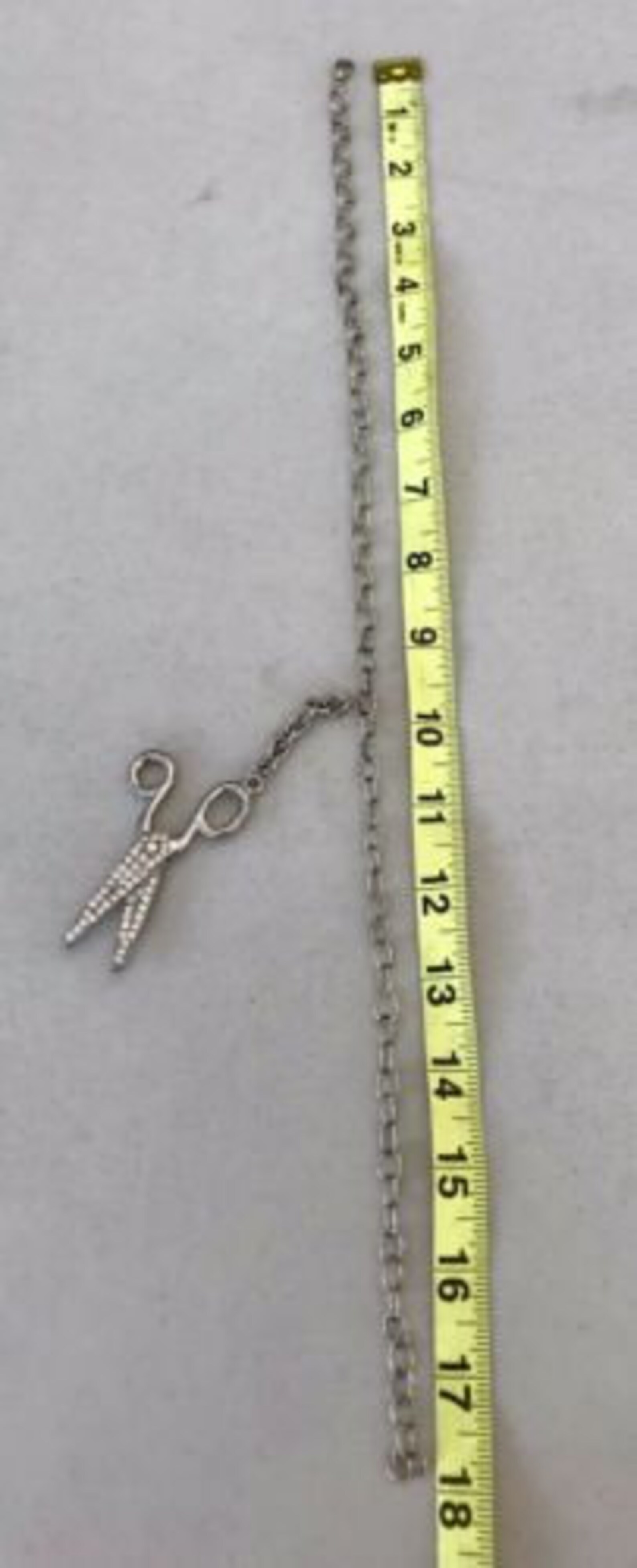 Rhinestone Silver Tone Scissors Shears Hairdresser Pendant - Etsy