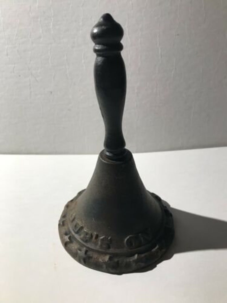 Antique Cast Iron Dinner Supper Bell soups On - Etsy