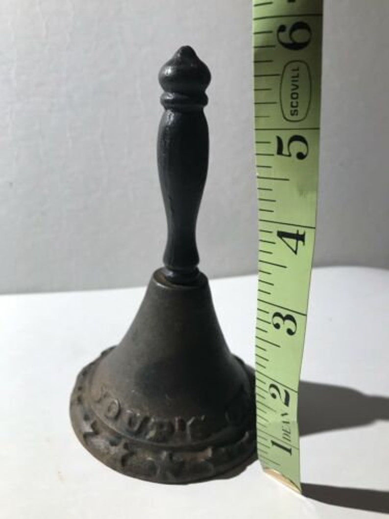 Antique Cast Iron Dinner Supper Bell soups On - Etsy