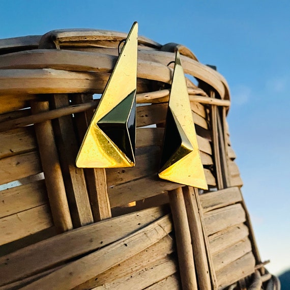 Moulin Rouge Signed French Modernist Triangle Geometr… - Gem