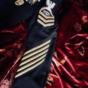 U.S Navy USN Naval Military Gold Stripes Patriot Pins Service - Etsy