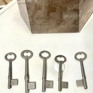 Vintage Antique Original Uncut Skeleton Key Taylor Germany Lot of 5 ...