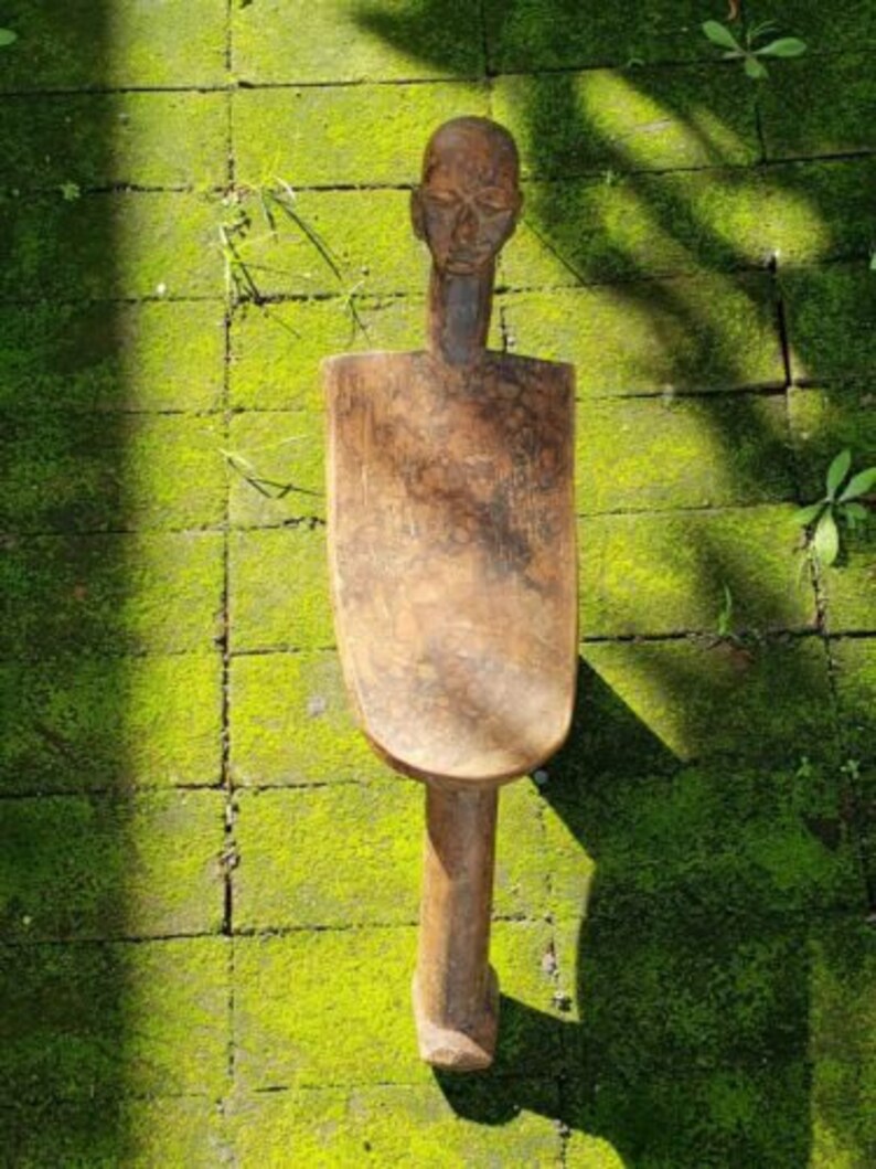 Antique African Tribal Lobi Wood Carved Man Stool from Burkina | Etsy