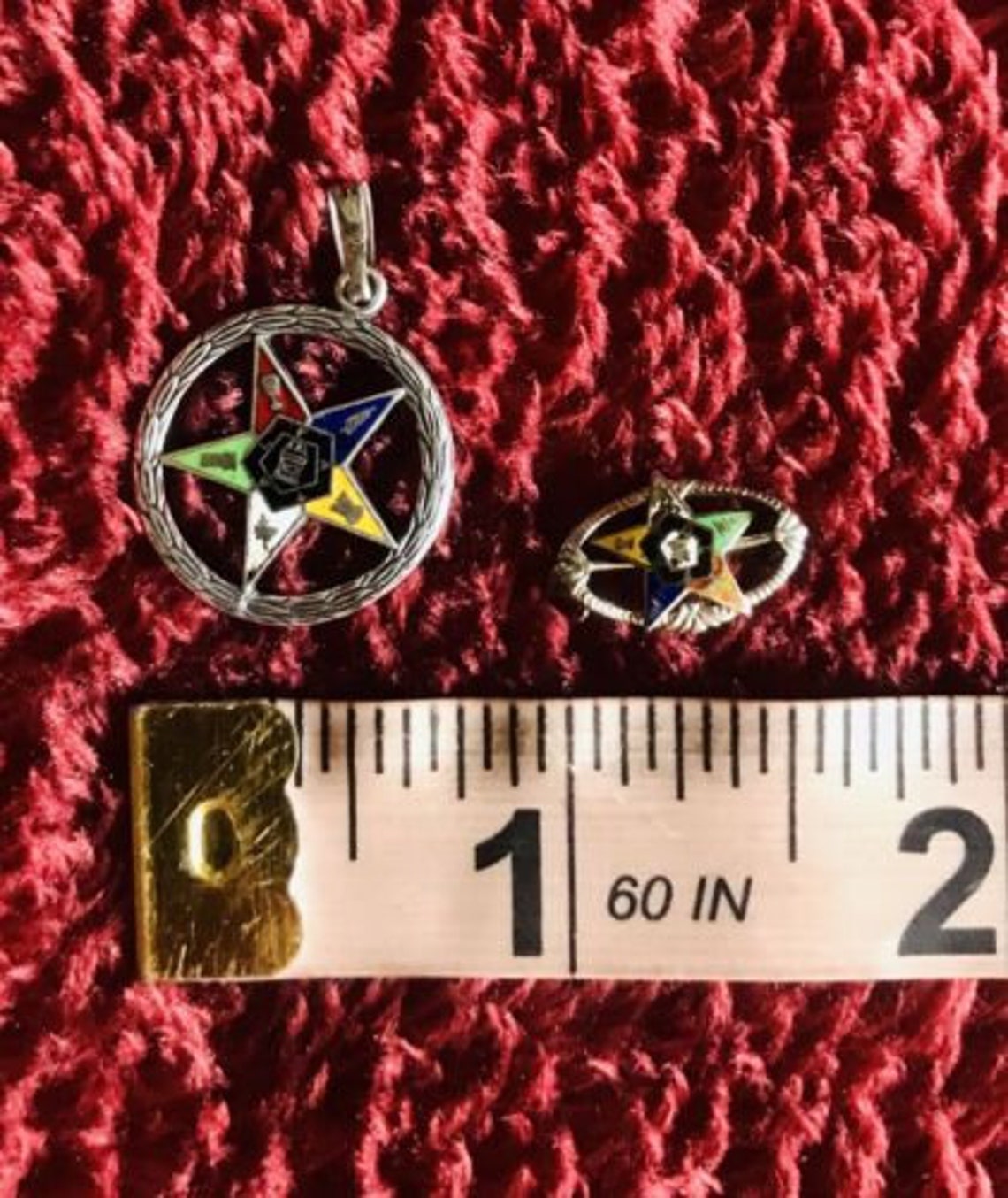 Vintage Order of the Eastern Star 10k Gold Pin Sterling - Etsy