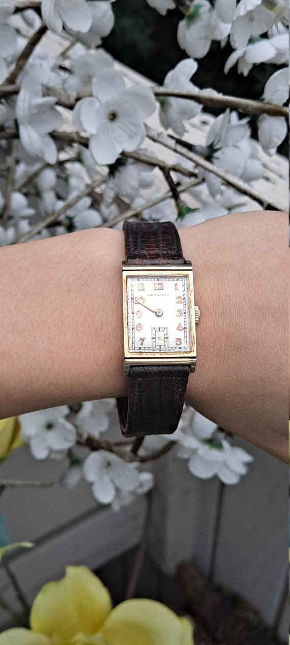 Hamilton "Gilbert" Solid 14k Gold 1940s Original Vint… - Gem
