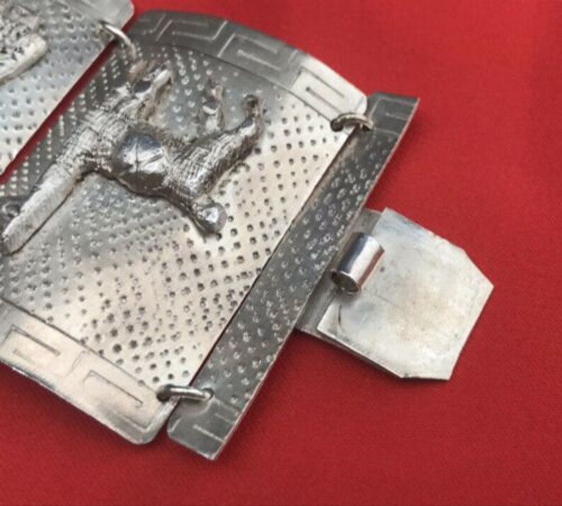 Vintage Signed 900 Silver Industria Peruana Alpaca Panel | Etsy