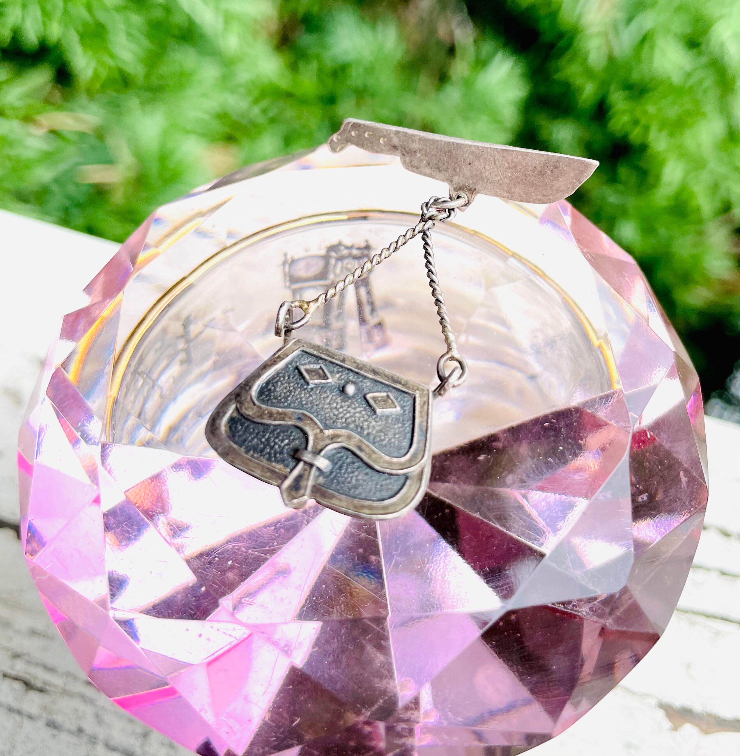 Antique Silver Signed 900 Hanging Dangle Purse Brooch Pin 5.5g | Etsy