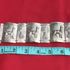 Vintage Signed 900 Silver Industria Peruana Alpaca Panel | Etsy