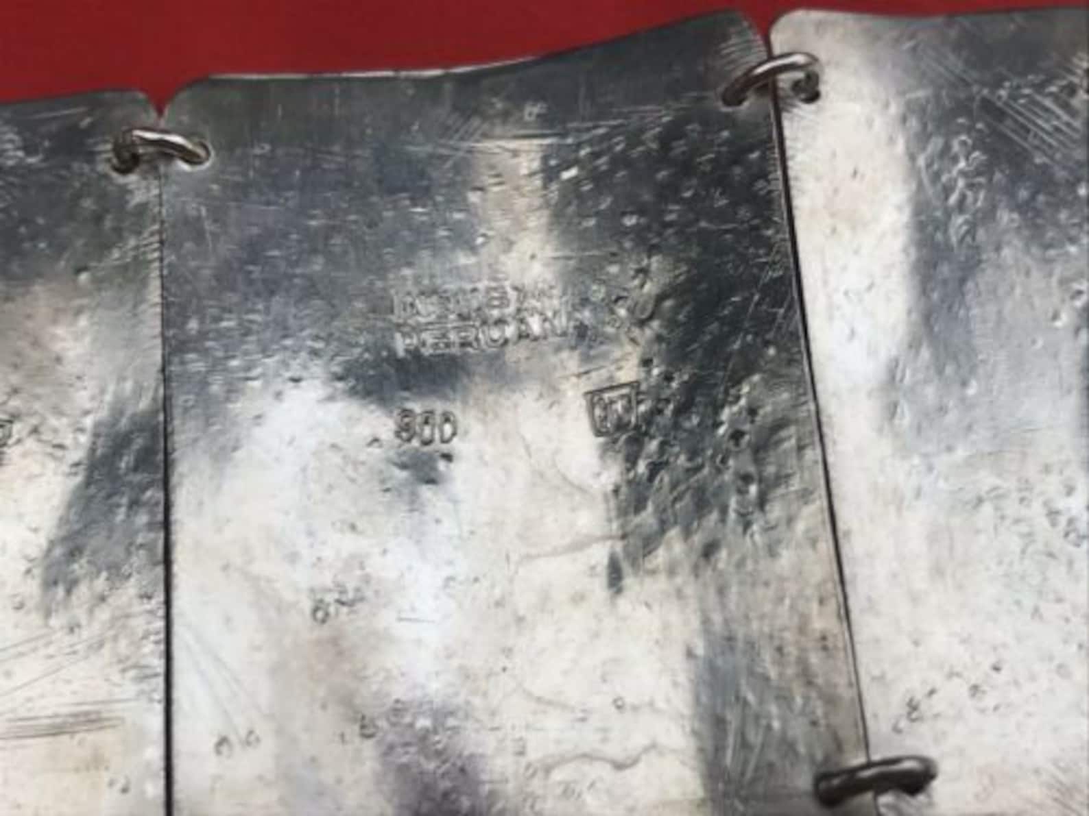 Vintage Signed 900 Silver Industria Peruana Alpaca Panel | Etsy