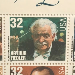Classical Composers & Conductors Legend of American Music Series Stamps ...