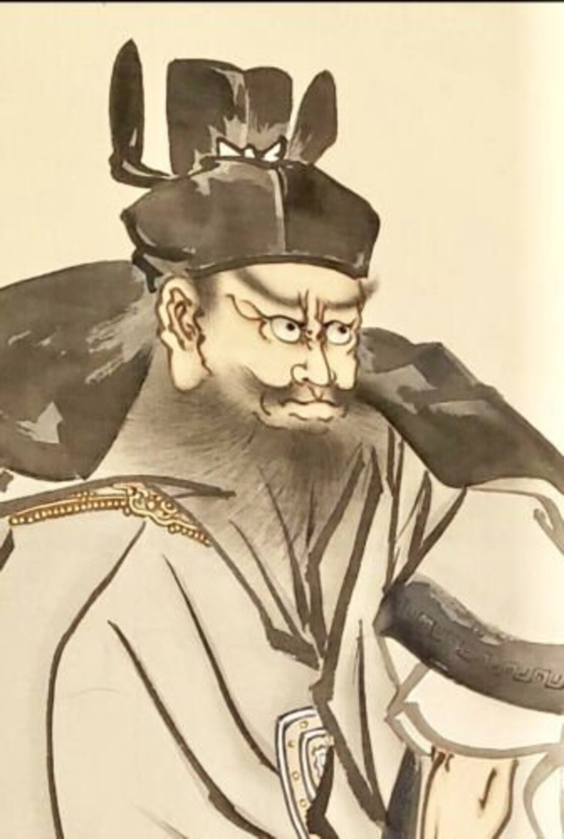 Original Signed Japanese Nihon Shoki Watercolor On Silk | Etsy