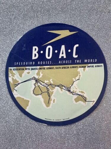 Art & Collectibles Advertisements Collectibles British Airways B.O.A.C ...