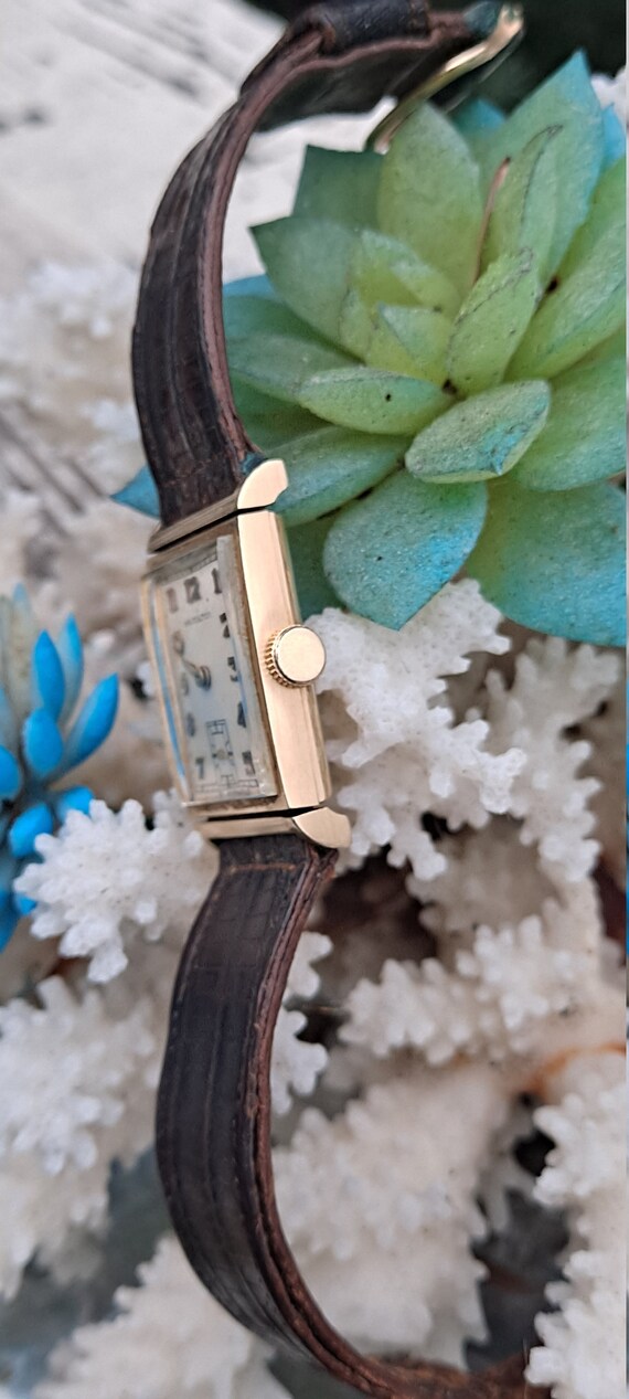 Hamilton "Gilbert" Solid 14k Gold 1940s Original Vint… - Gem