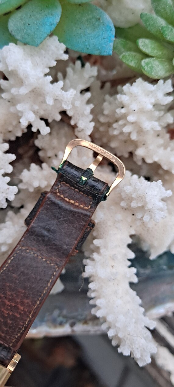 Hamilton "Gilbert" Solid 14k Gold 1940s Original Vint… - Gem