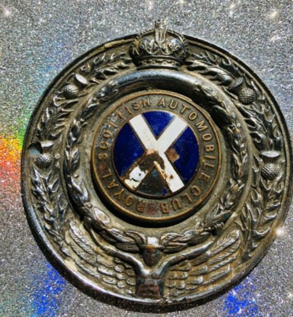 Royal Scottish Automobile Club Scotland Car Badge JJ592 | Etsy