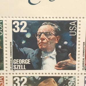 Classical Composers & Conductors Legend of American Music Series Stamps ...