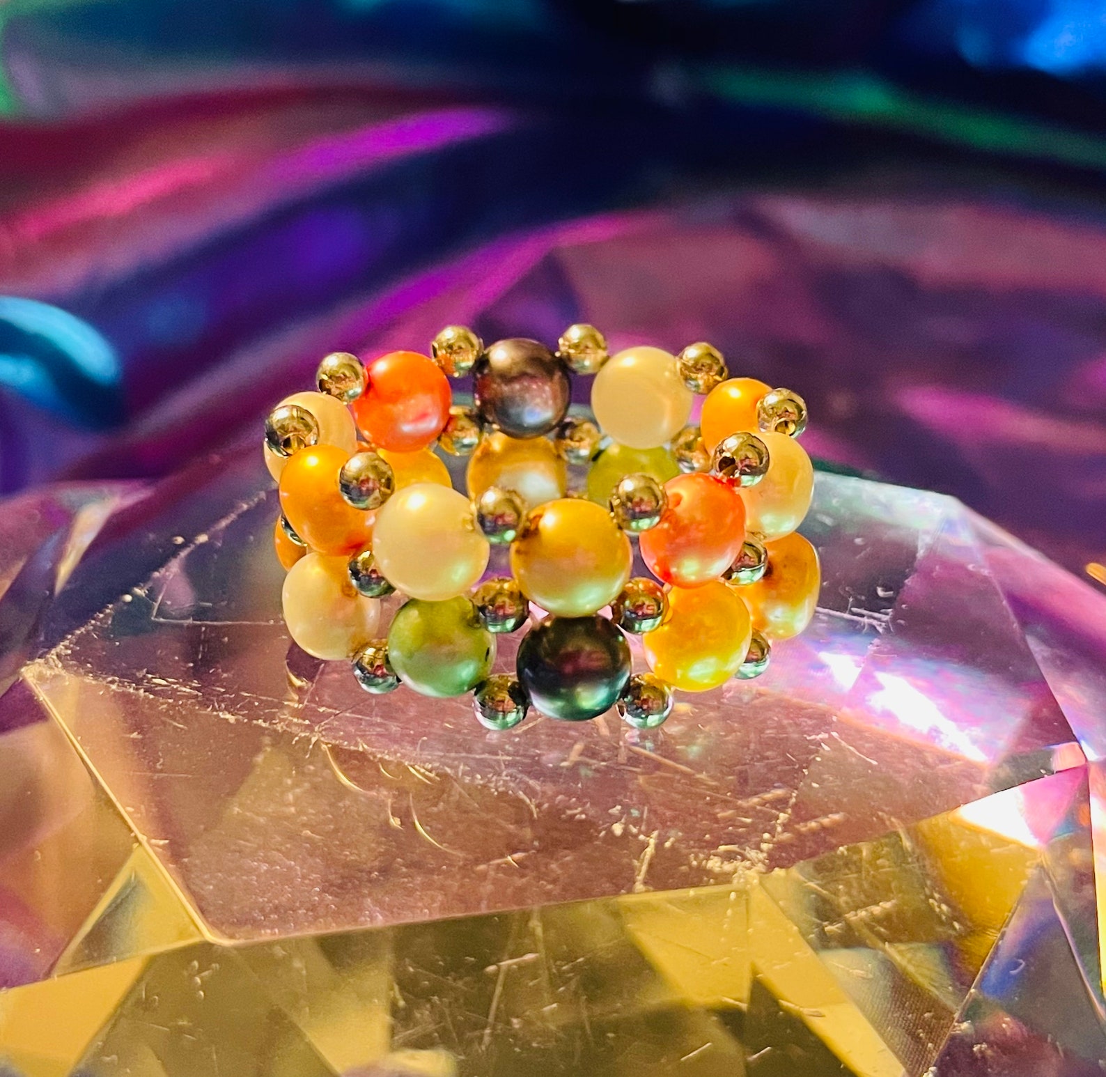 Designer Lee Sands QVC Multi Color Freshwater Pearl Sterling | Etsy Designer Lee Sands QVC Multi Color Freshwater Pearl Sterling | Etsy